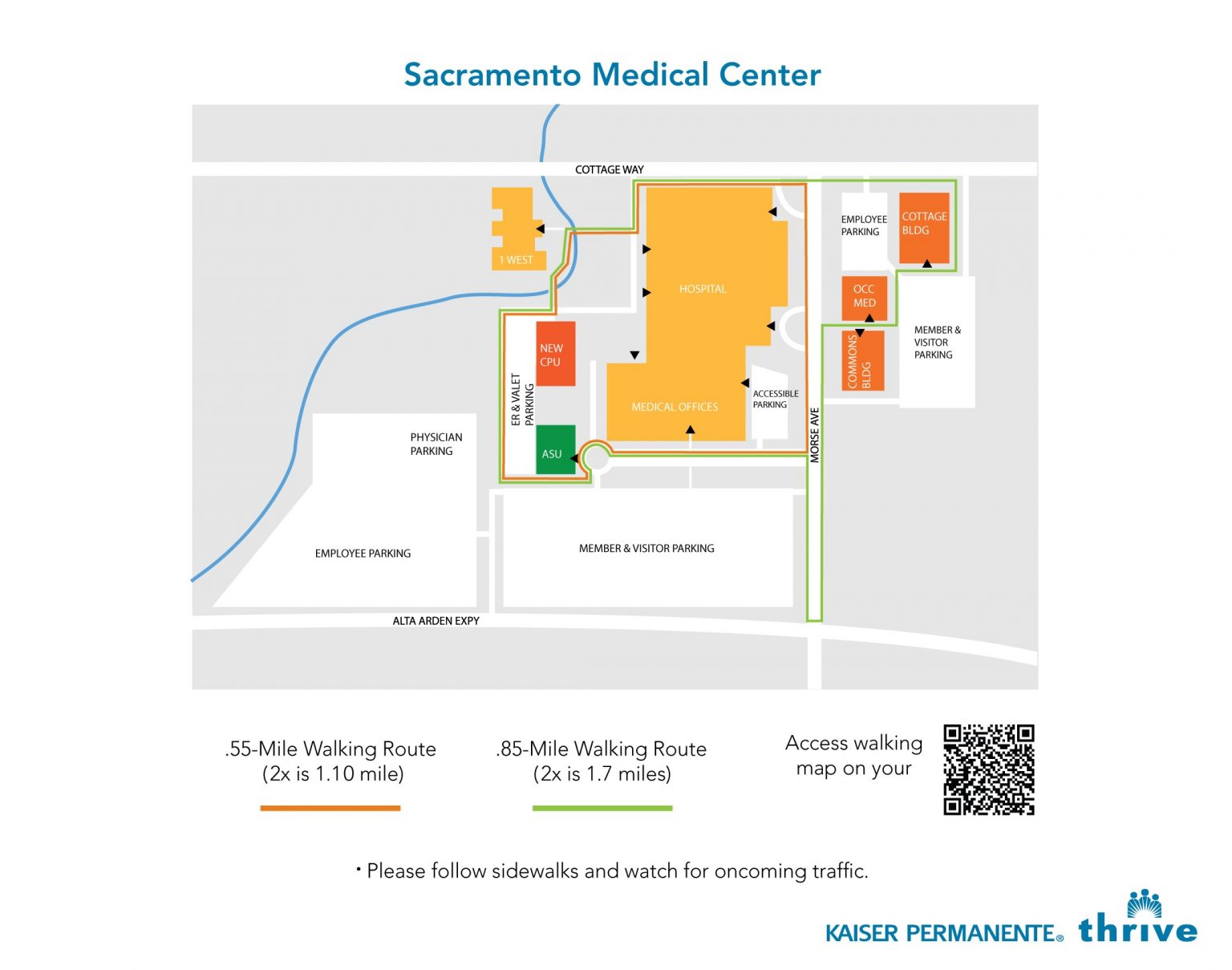 Facility Walking Map – Live Well Be Well